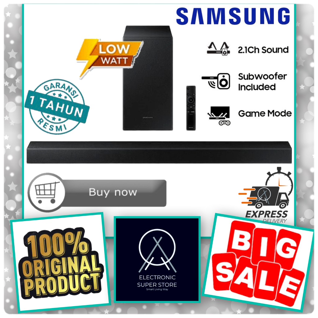 Jual SAMSUNG SOUNDBAR HW T420 HW-T420 T420 2.1 CH 150W SUPER LOW WATT ...