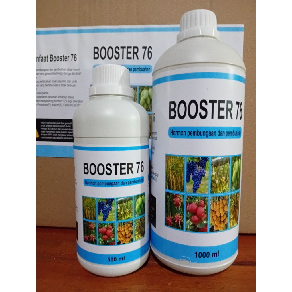 Jual Pupuk BOOSTER 76 Hormon Pembungaan dan Pembuahan | Shopee Indonesia