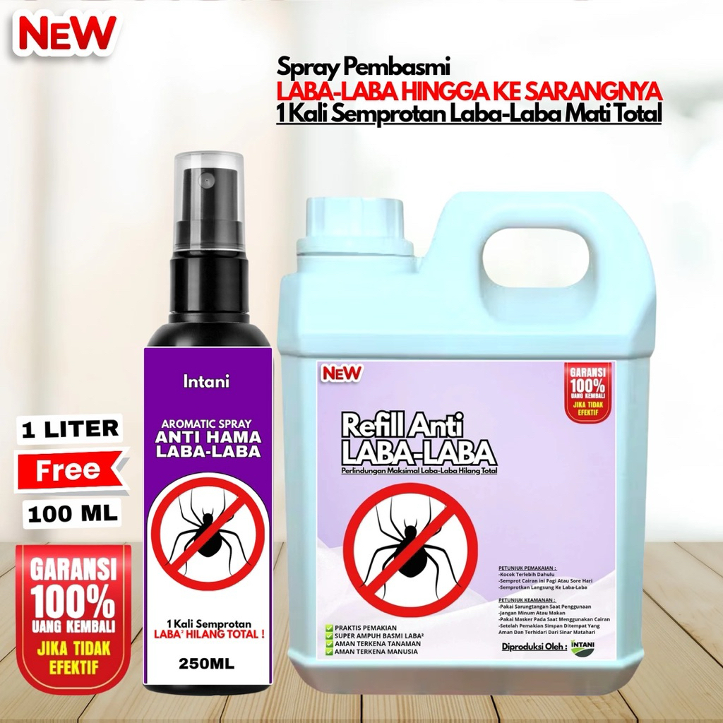 Jual PAKET HEMAT 1L GRATIS 100ML | Pembasmi Laba-Laba Rumah | Pengusir ...