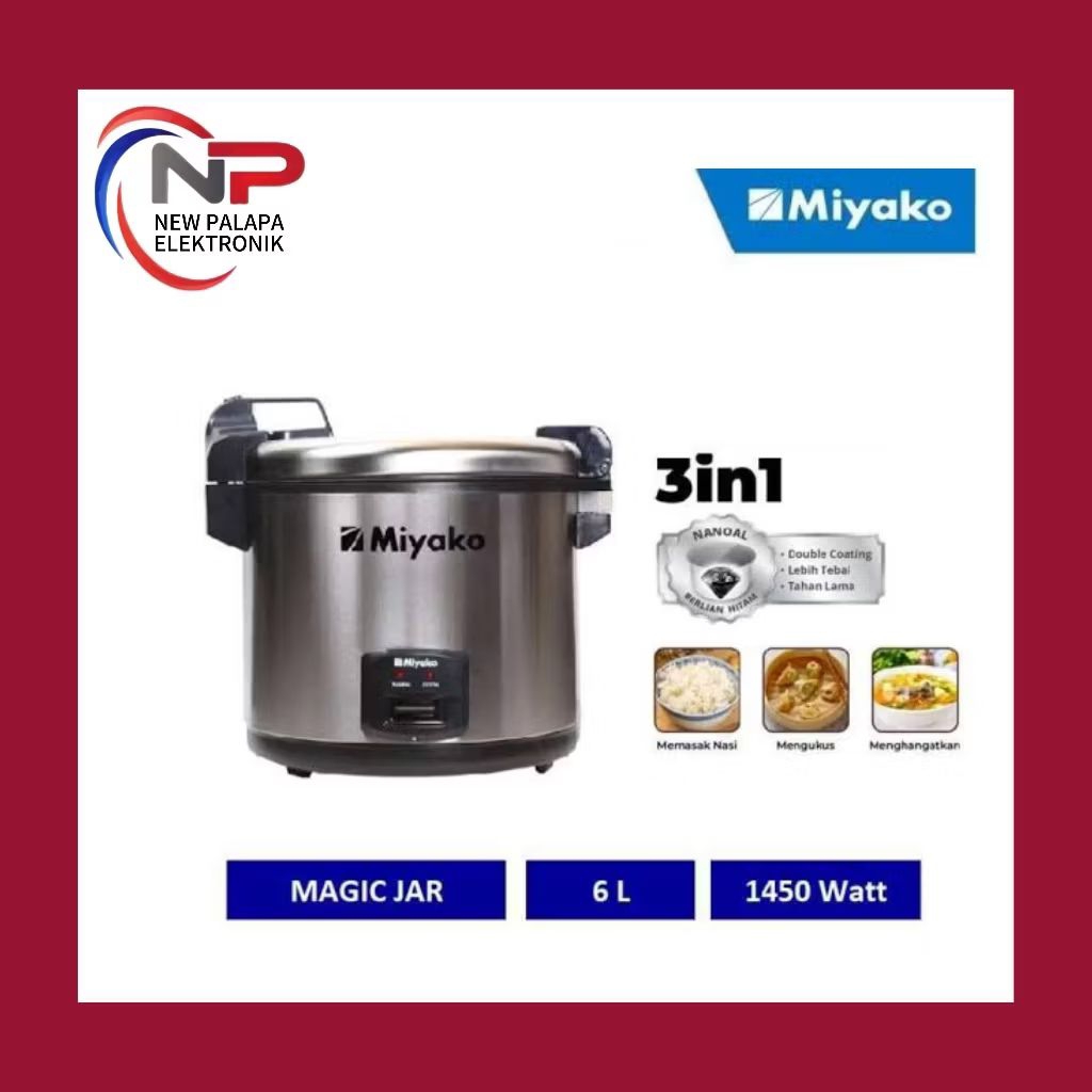 Jual MAGIC WARMER PLUS MIYAKO MCG-171 / PENANAK NASI BESAR / RICE ...