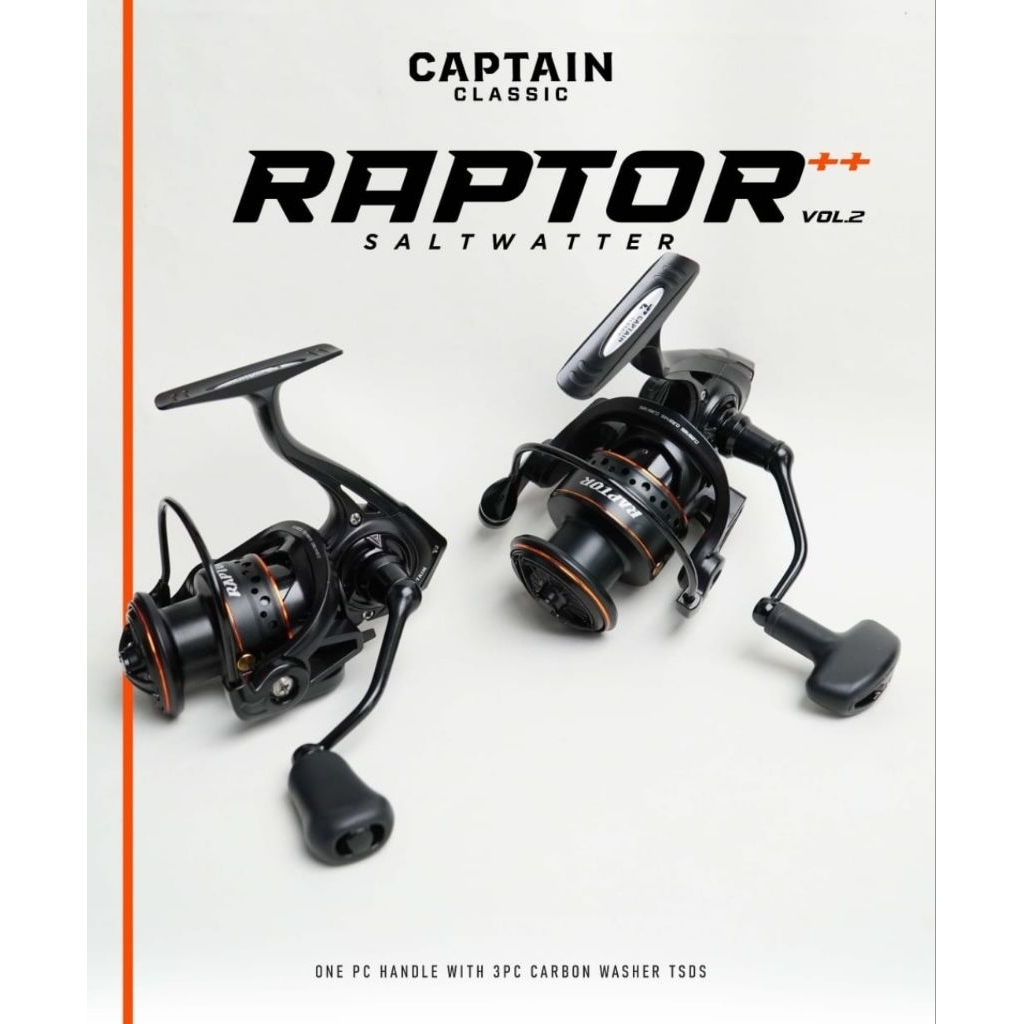 Jual Reel Captain Raptor ++ Vol 2 2000/3000 Salt Water Power Handle ...