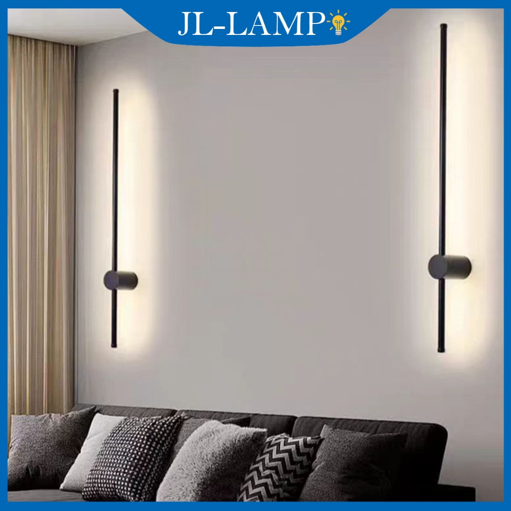 Jual Lampu Dinding Minimalis Lampu Dinding Ruang Tamu LED 3 Warna Strip ...