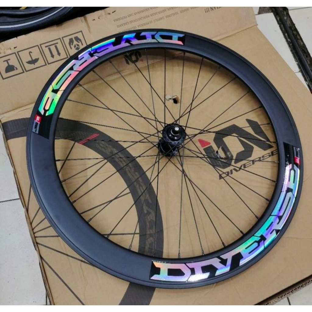 Jual wheelset 700c fixie ION DIVERSE rims 6cm doltrap bearing loncer ...