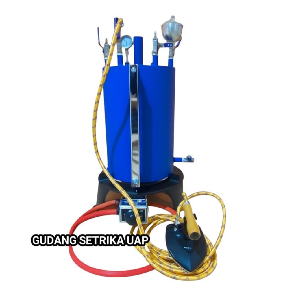 Jual Setrika Boiler Steam Gas Uap Laundry Non Casing 10 Liter 1 Set ...