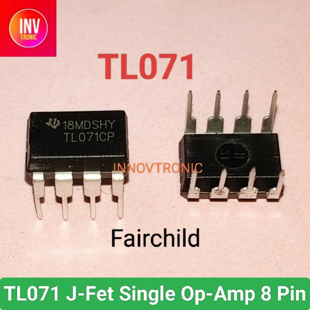 Jual IC TL071 TL 071 DIP 8PIN 1Ch J-Fet Single Op-Amp ST / Fairchild | Shopee Indonesia