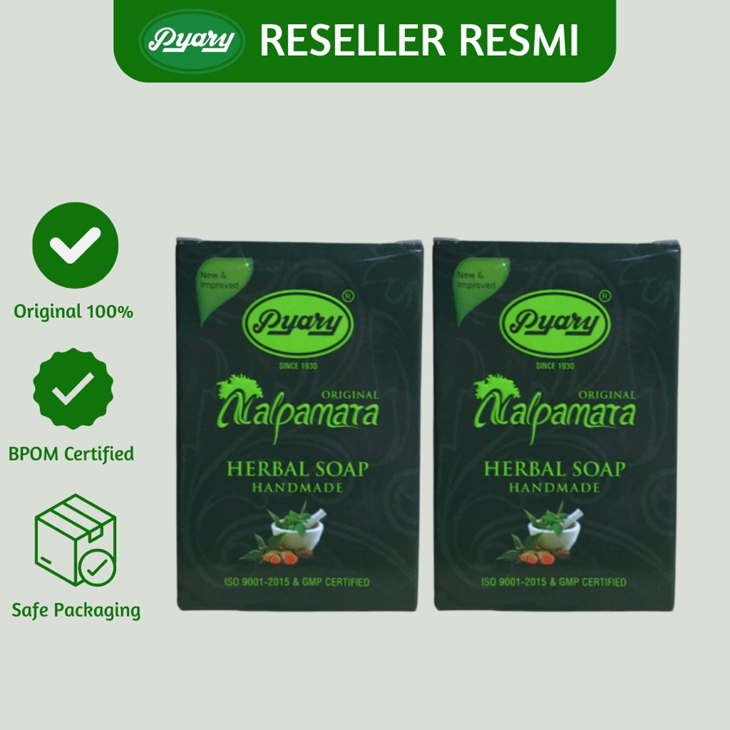 Jual Bundling 2pcs Pyary Nalpamara Herbal Soap Original BPOM 75gr | Shopee Indonesia
