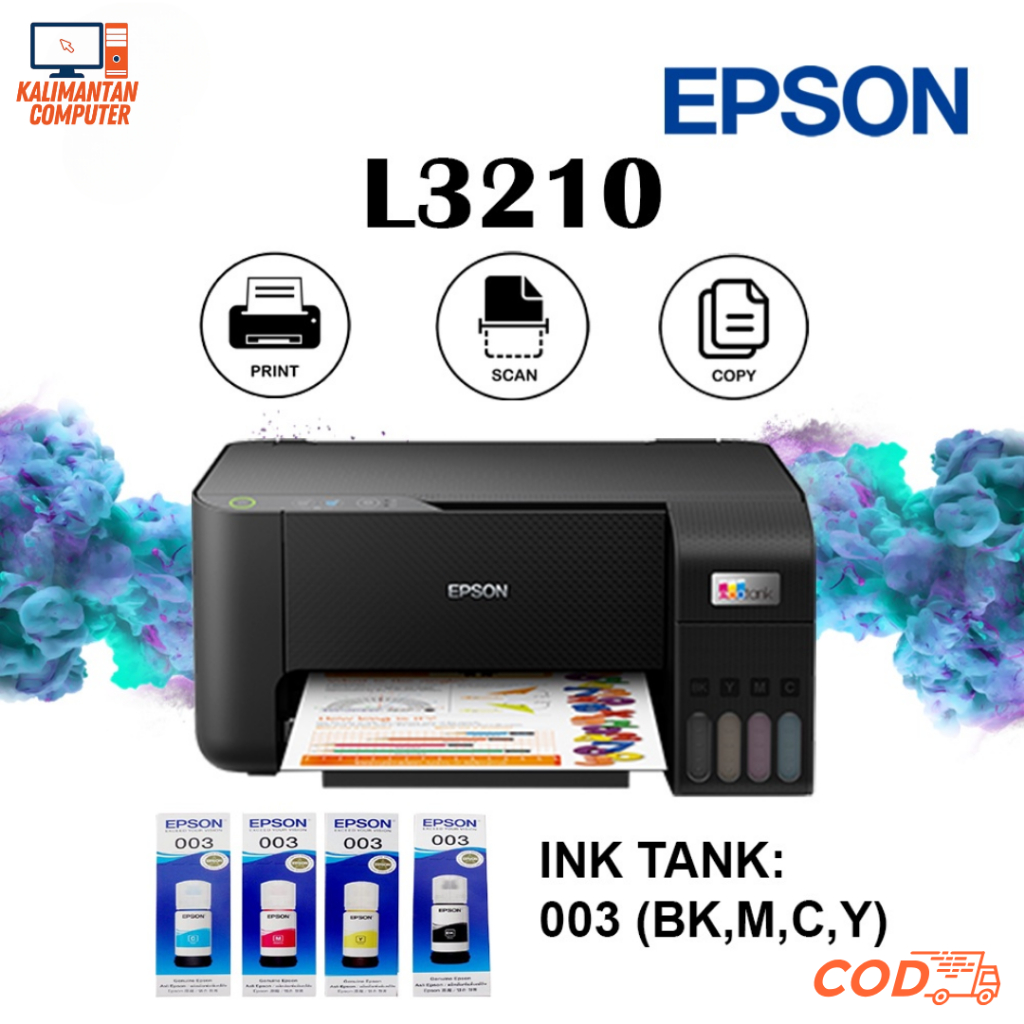 Jual PRINTER EPSON L3210 ECOTANK PRINT SCAN COPY GARANSI RESMI EPSON ...