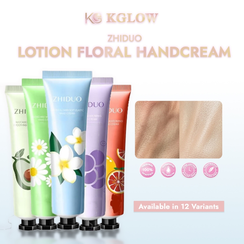 Jual GLOW | ZHIDUO Hand Cream Lotion Floral Fruity Krim Pelembab ...