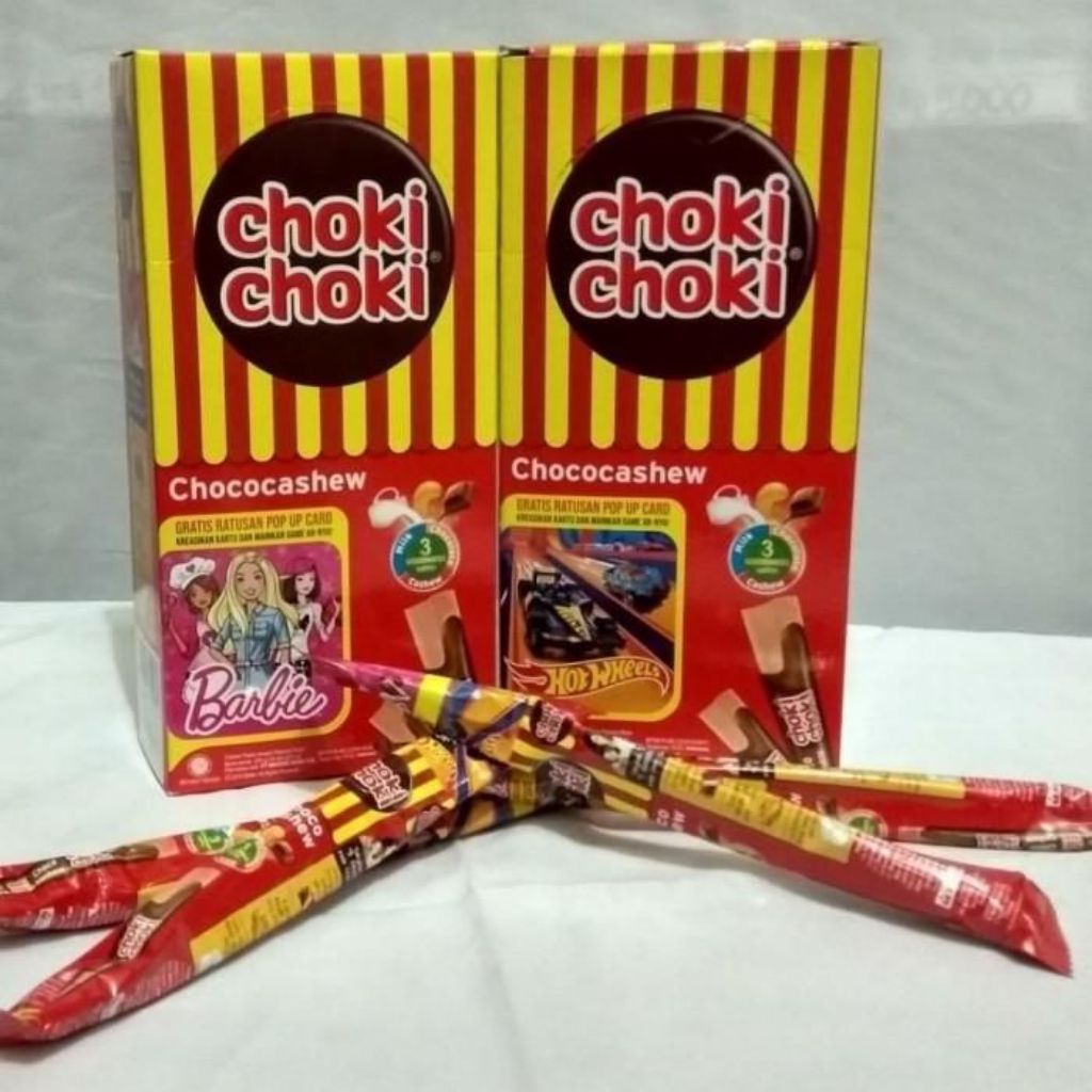 Jual CHOKI CHOKI CHOCOCASHEW (1 box isi 20pcs) | Shopee Indonesia