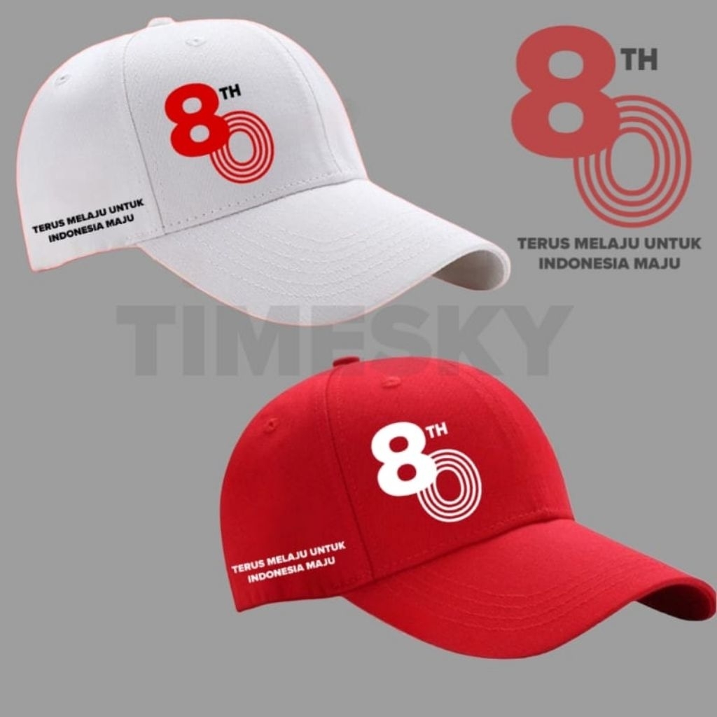 Jual TOPI BASEBALL HUT RI KE 80 II PANITIA 17 AGUSTUS 1945 MODEL ...