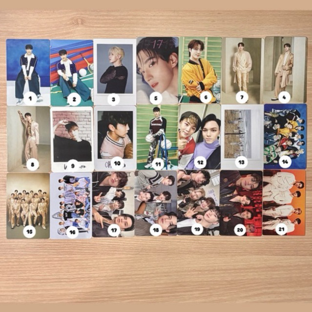 Jual (READY) OFFICIAL PHOTOCARD SEVENTEEN 17 IS RIGHT HERE CARAT VERSI MINGYU JOSHUA WOOZI ...