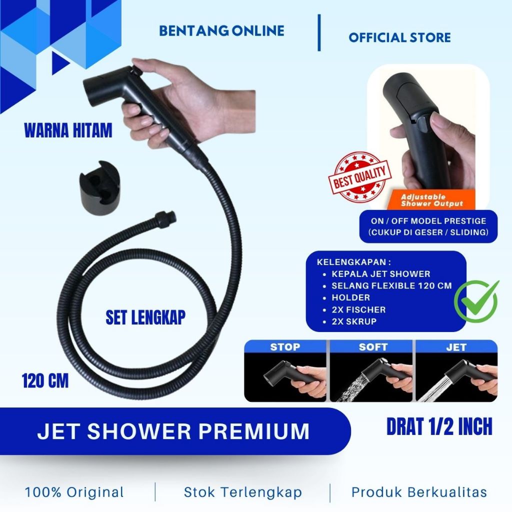 Jual Jet Shower Closet Set Komplit Premium Bidet Toilet Duduk Kloset ...