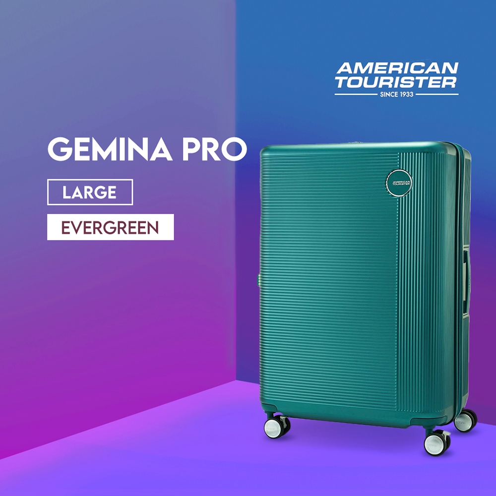 Jual American Tourister Koper Hardcase Gemina Pro Large 28 Inch TSA V2 - Evergreen | Shopee ...