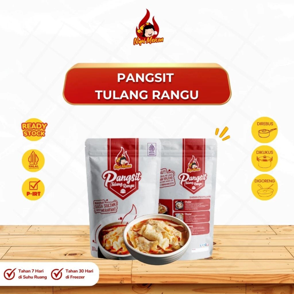 Jual Pangsit Nyai Mercon (Pangsit Tulang Rangu, Pangsit Ayam Keju ...