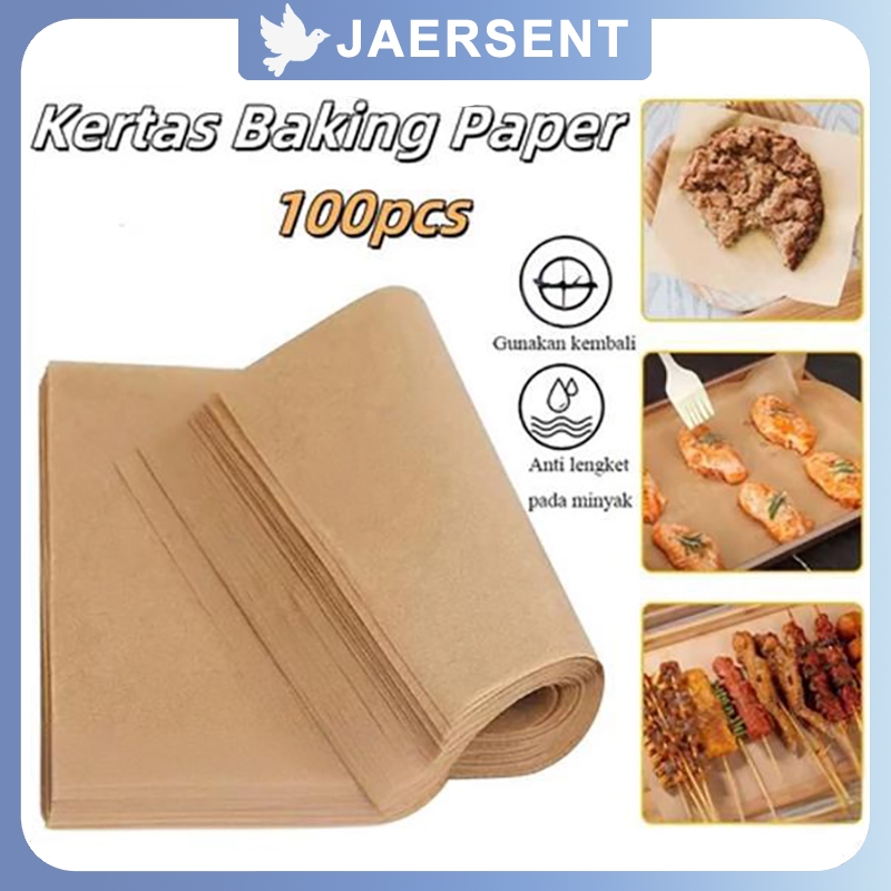 Jual 100pcs Kertas Baking Paper / Kertas Alas Roti / Puyer / Kue ...