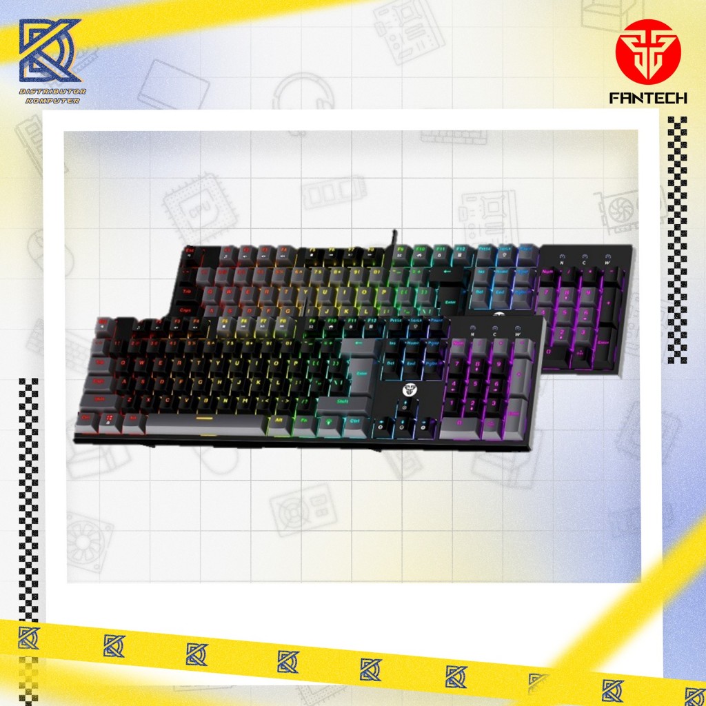 Jual FANTECH KEYBOARD MK886 V2 / MK886v2 ATOM104 RGB Mechanical Gaming ...