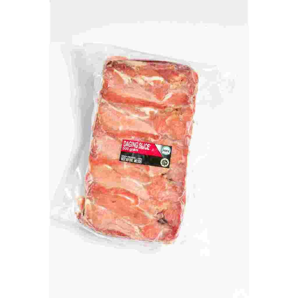 Jual DAGING SLICE TANPA LEMAK 500 GRAM/murah sekali/murni daging tanpa ...