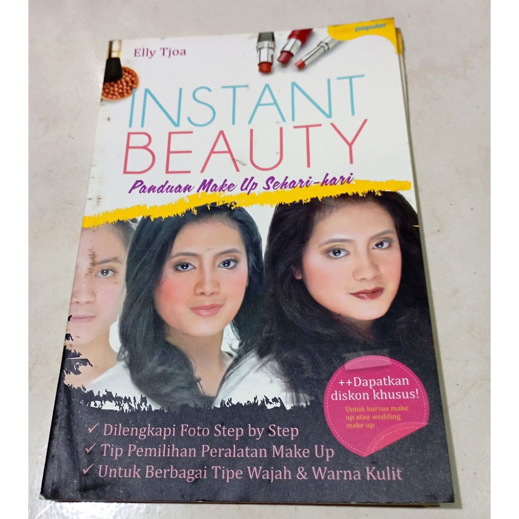 Jual ( OBRAL ) BUKU KECANTIKAN // INSTANT BEAUTY // PANDUAN MAKE UP ...