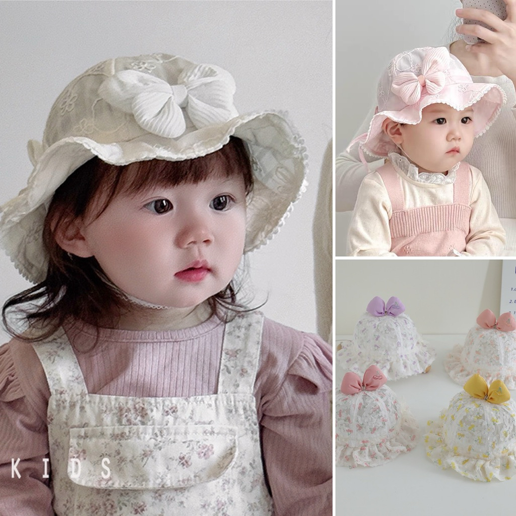 Jual TOPI ANAK BAYI 0-2 TAHUN BALITA MODEL BUCKET SERUT BANYAK MOTIF ...