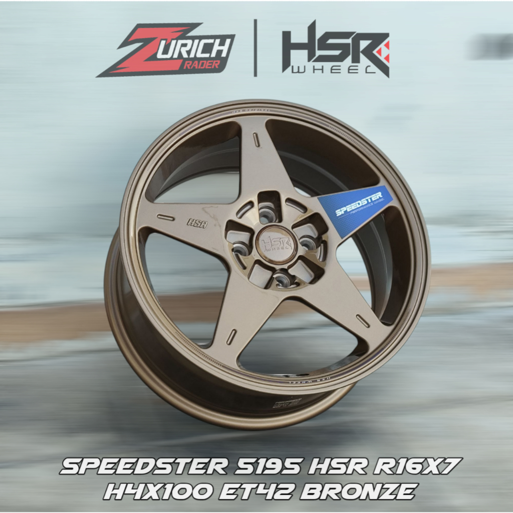 Jual Velg Mobil Hsr Ring 16 Speedster Pcd 4x100 Untuk Mobilio Sirion ...