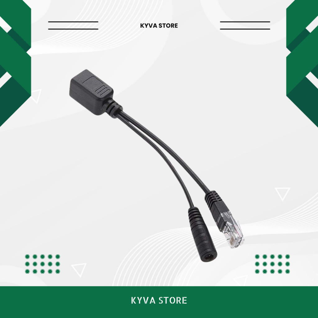 Jual KABEL IP CAMERA CCTV SET KABEL POE INJECTOR DAN KABEL LAN KABEL ...