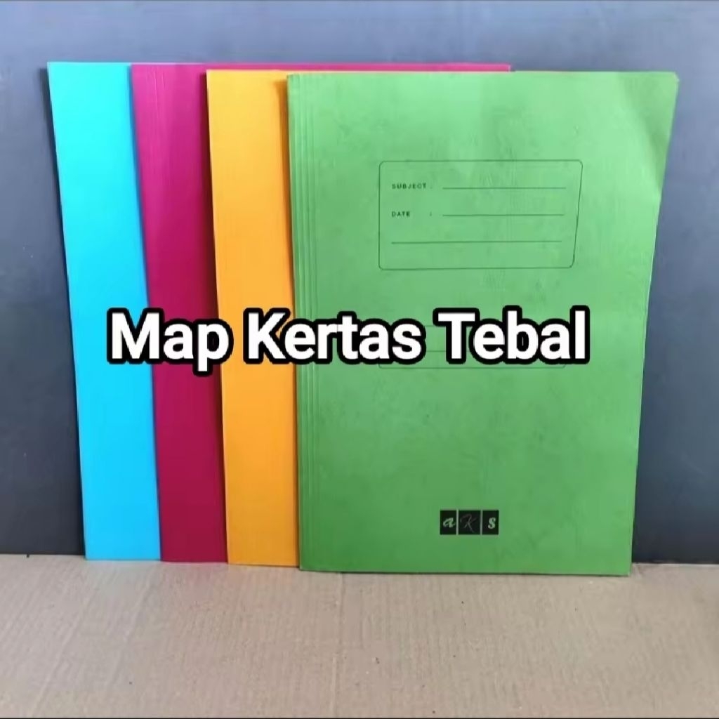 Jual 10 Pcs Map Kertas Tebal 4 Pilihan Warna | Shopee Indonesia