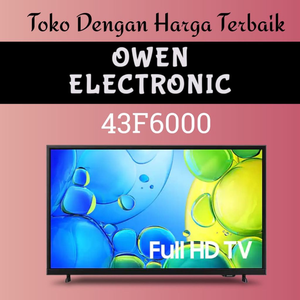 Jual SAMSUNG 43F6000/ UA43F6000/ 43F6000FKXXD FULL HD SMART TV 43 inch 2025series | Shopee Indonesia