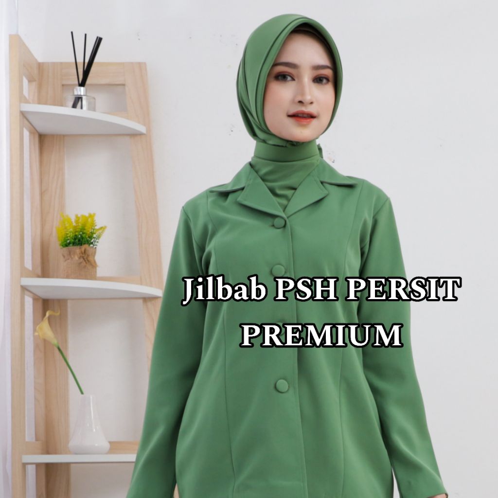 Jual Jilbab PSH Persit PREMIUM Tumpuk Antem Sesuai Mupus | Shopee Indonesia