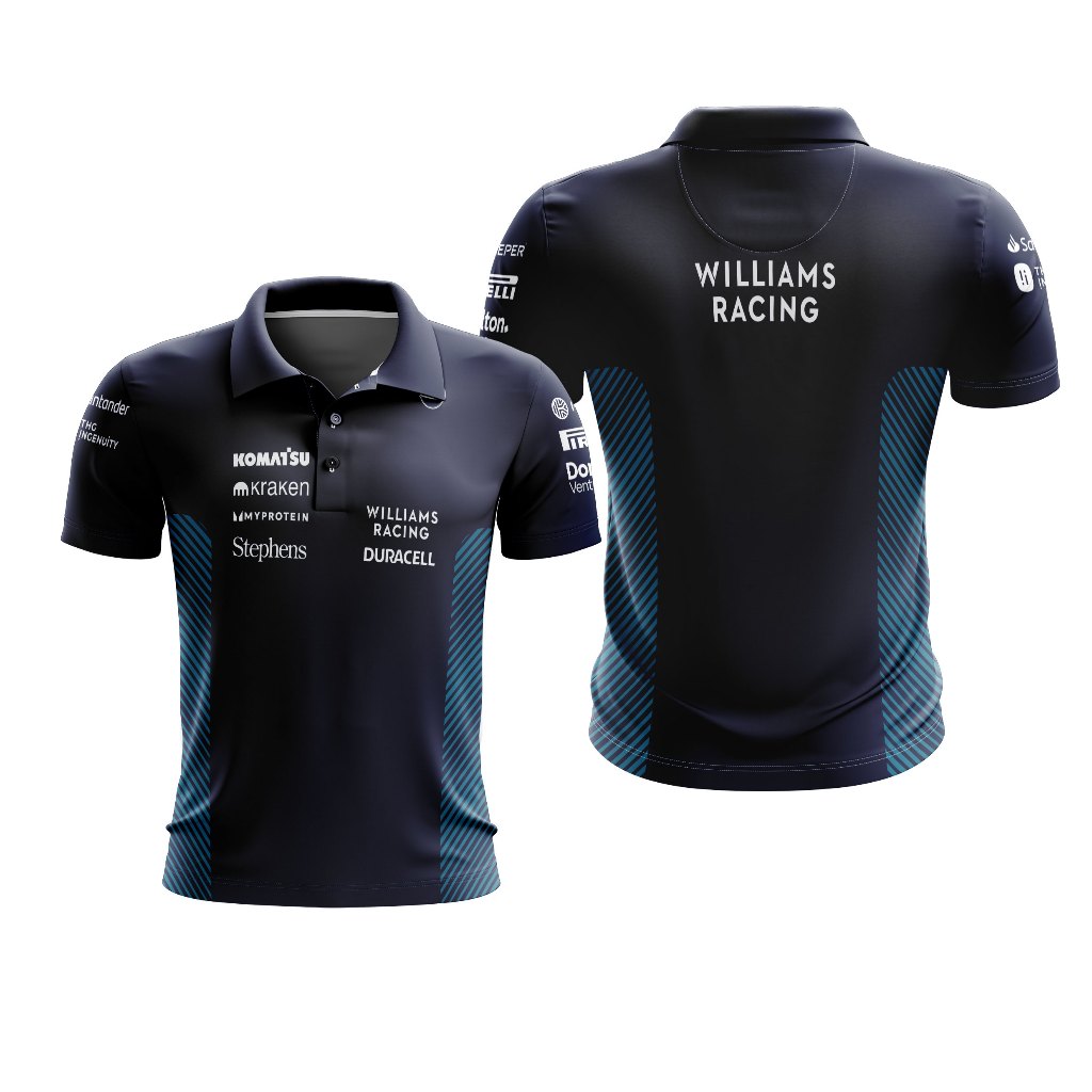 Jual Baju POLO WANGKI DEWASA F1 WILLIAMS RACING 2025 Balap Mobil ...