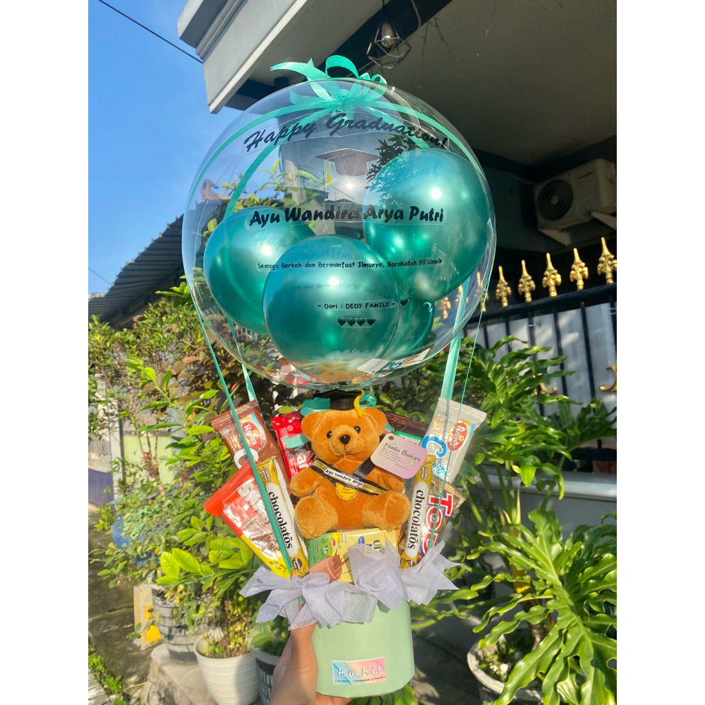 Jual Buket Balon PVC Snack | Bouquet Balon PVC Udara | Bucket Kado ...