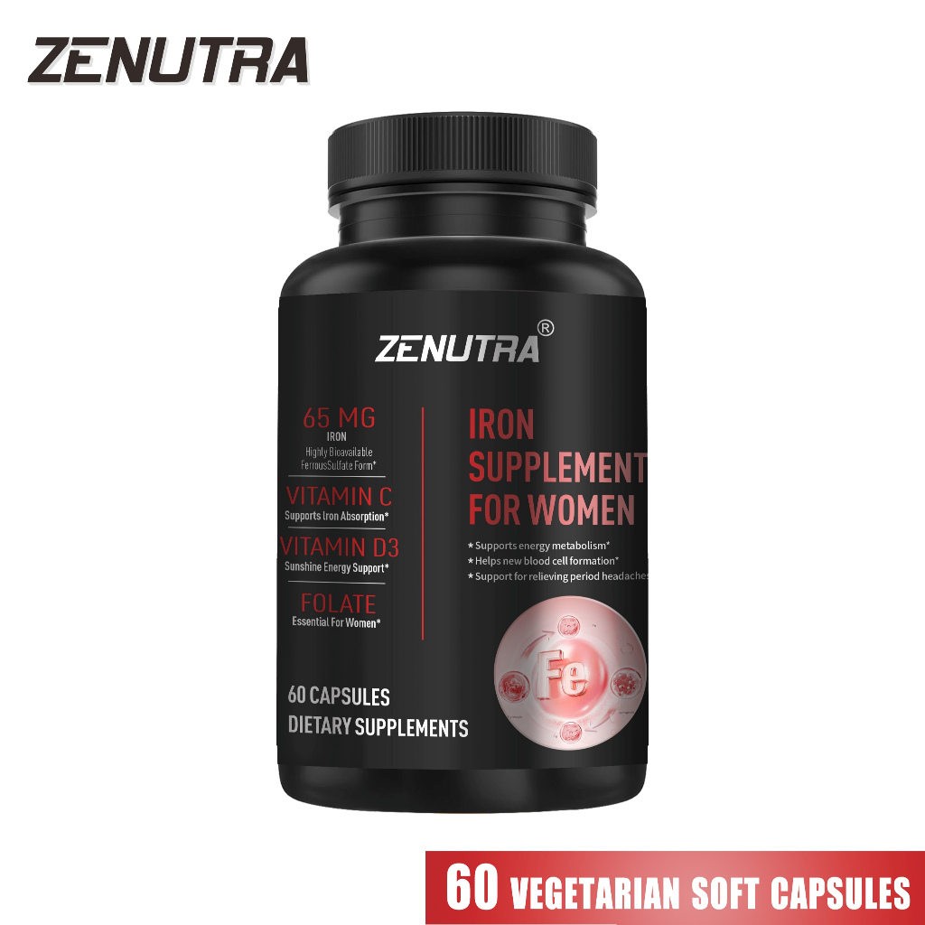 Jual Suplemen Zat Besi untuk Wanita, Zat Besi Berkhasiat Tinggi 65mg ...