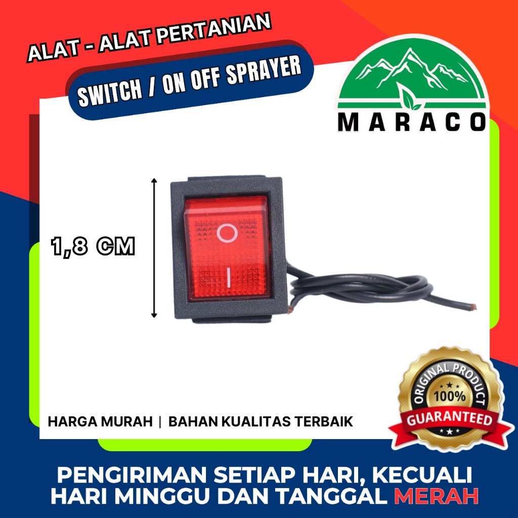 Jual POWER SWITCH SPRAYER MSA ( Saklar On Off Sprayer Elektrik ...