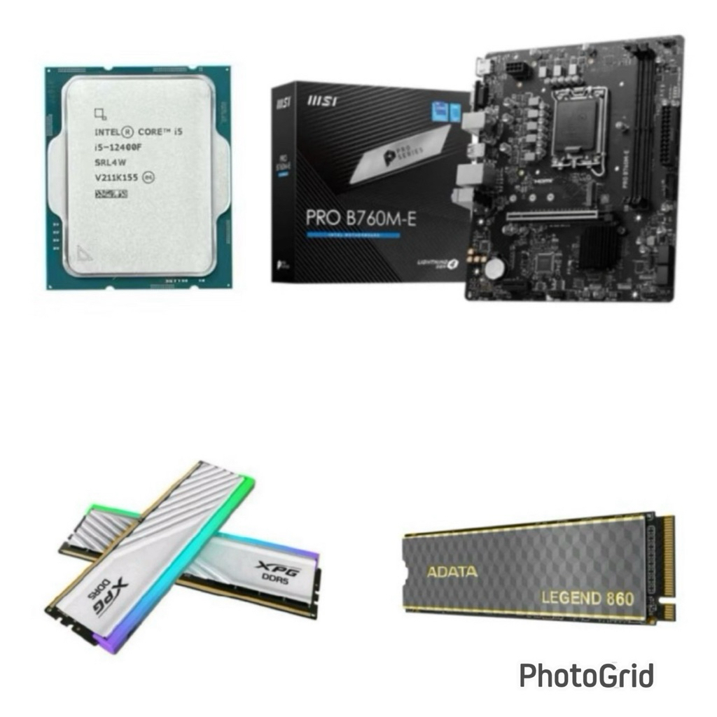 Jual Paket Processor Gaming Intel Core i5 12400 / i5 12400F Tray Gen 12 LGA 1700 DDR5 | Shopee ...
