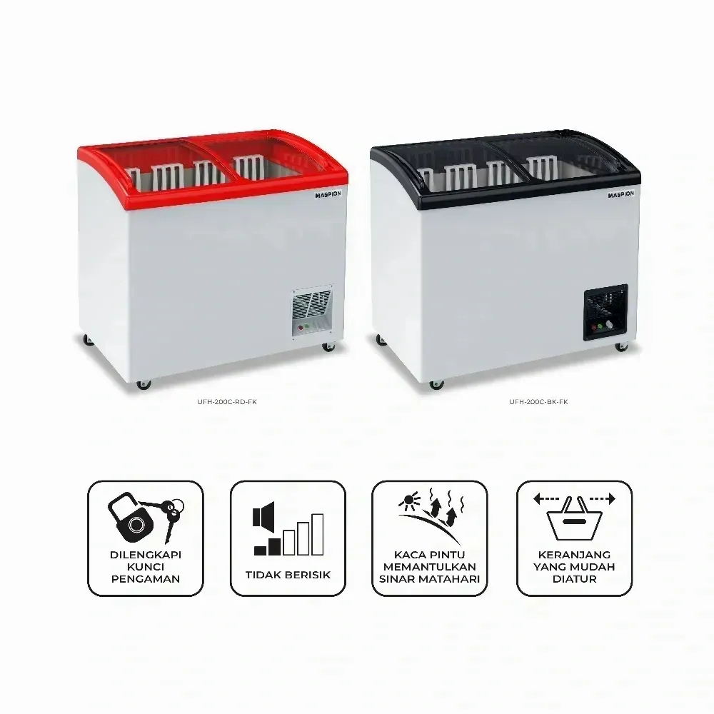Jual FREEZER BOX MASPION 200 LITER 110 WATT UFH-200 C FK | Shopee Indonesia