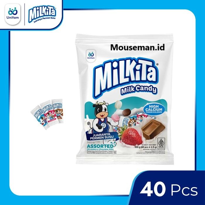 Jual Permen Milkita Milk Candy HIGH CALCIUM TINGGI KALSIUM JUARANYA ...