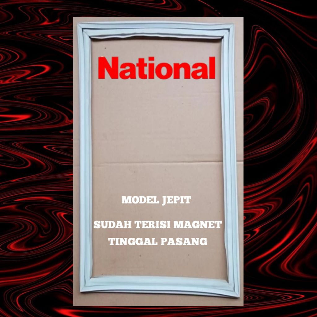 Jual GASKET KARET PINTU KULKAS NATIONAL S110LKAA JEPIT 97 X 50 CM SUDAH ...