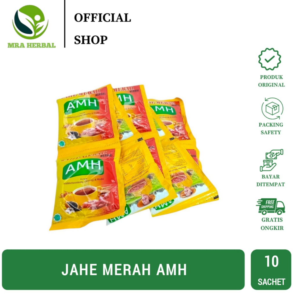 Jual Jahe Merah AMH Per Renceng | Minuman Herbal Jahe Merah | Jahe ...