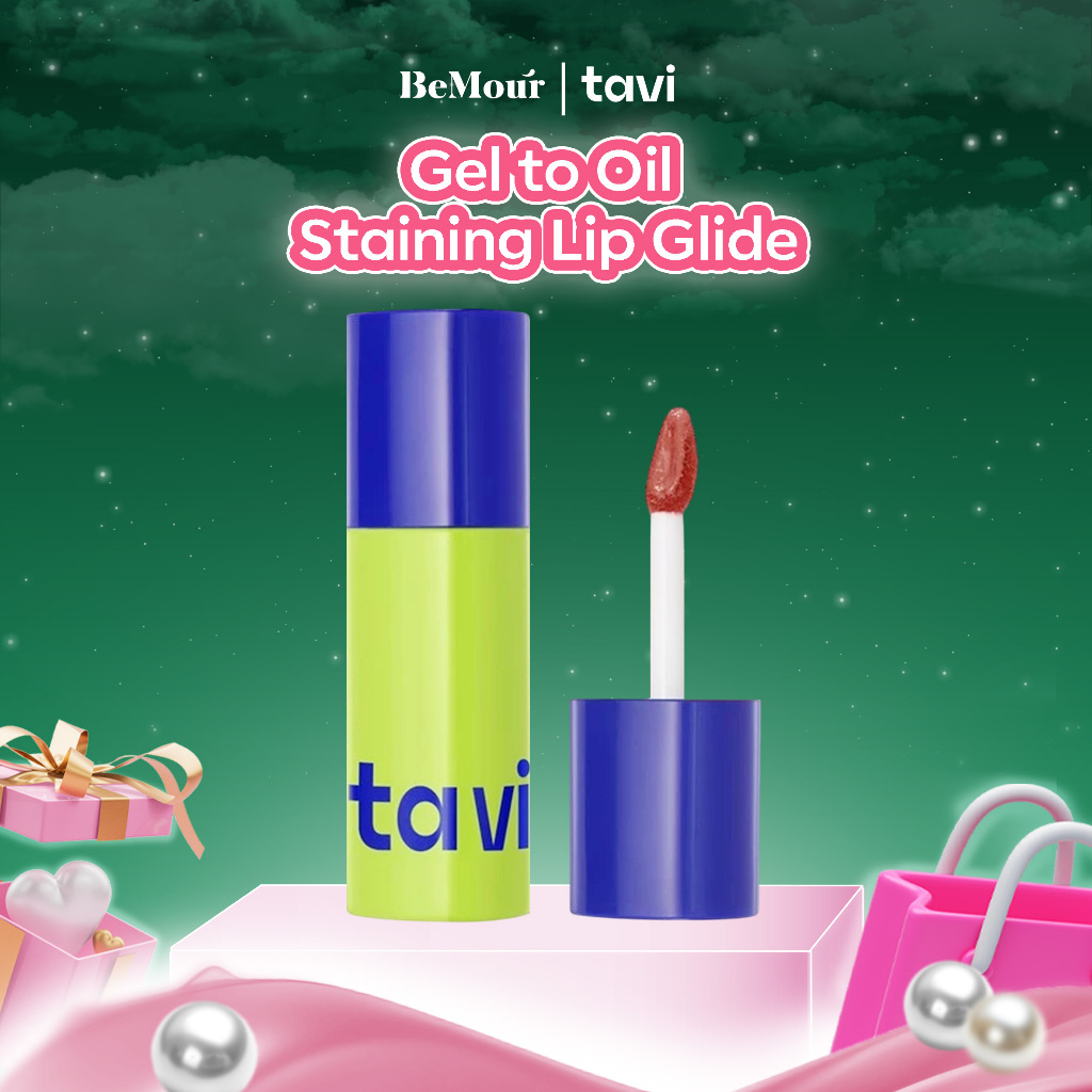 Jual TAVI - GEL TO OIL STAINING LIP GLIDE ( 4 g ) - Lip Tint Glossy Oil ...