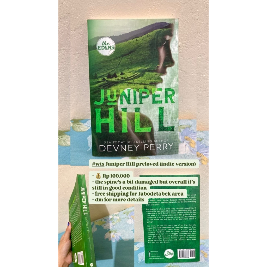 Jual Indigo Ridge dan Juniper Hill by Devney Perry preloved unsealed ...