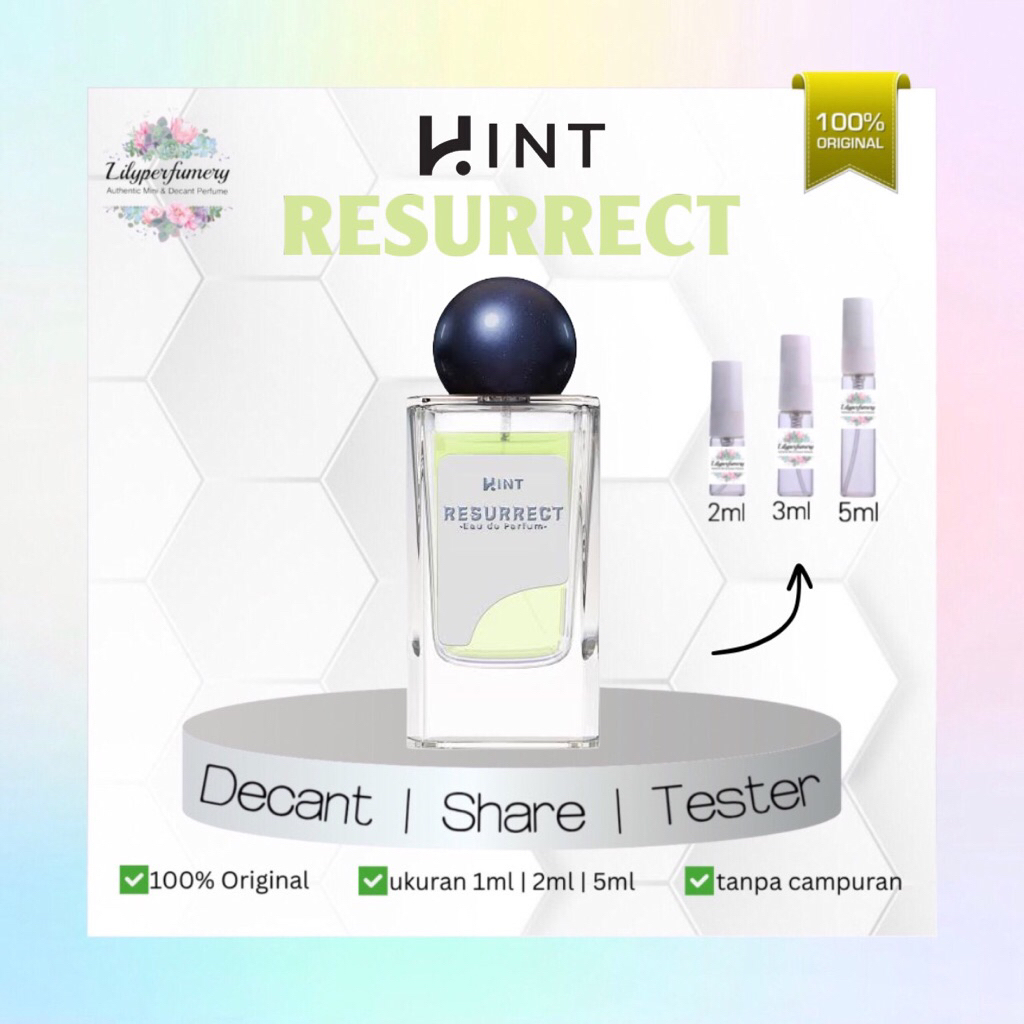 Jual Decant / Share HINT OF YOU RESURRECT EDP 1 ml | 2 ml | 5 ml ...