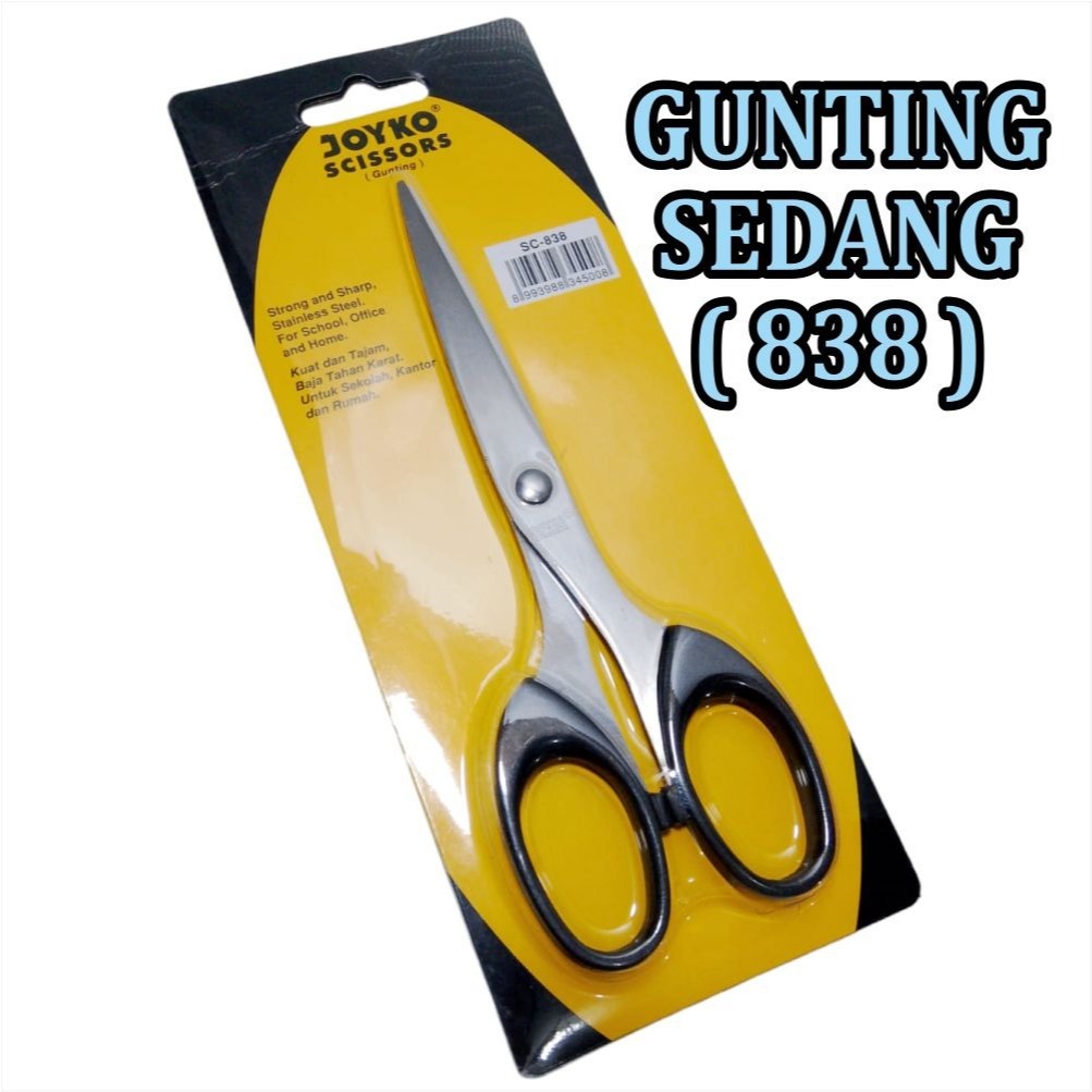 Jual PROMO!!! Gunting Sedang SC 838 Joyko Big Scissor / Gunting kertas | Shopee Indonesia