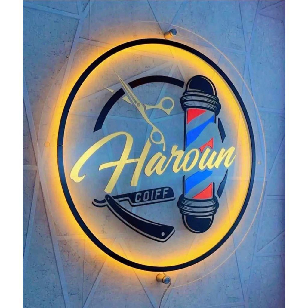 Jual PAPAN NAMA USAHA LOGO AKRILIK CUSTOM PLANG DESIGN INDOOR OUTDOOR ...
