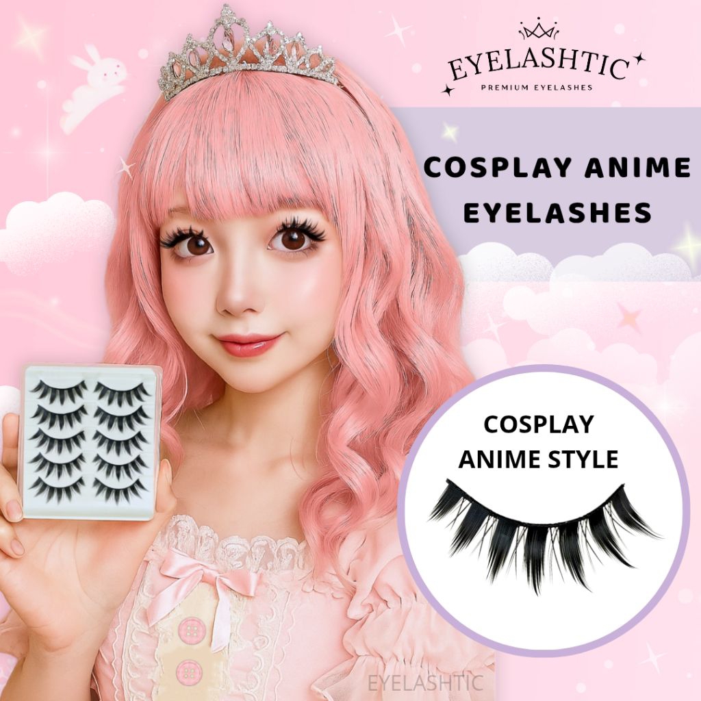 Jual EYELASHTIC Anime Eyelashes / Dolly Lash Bulu Mata Cosplay | Shopee ...