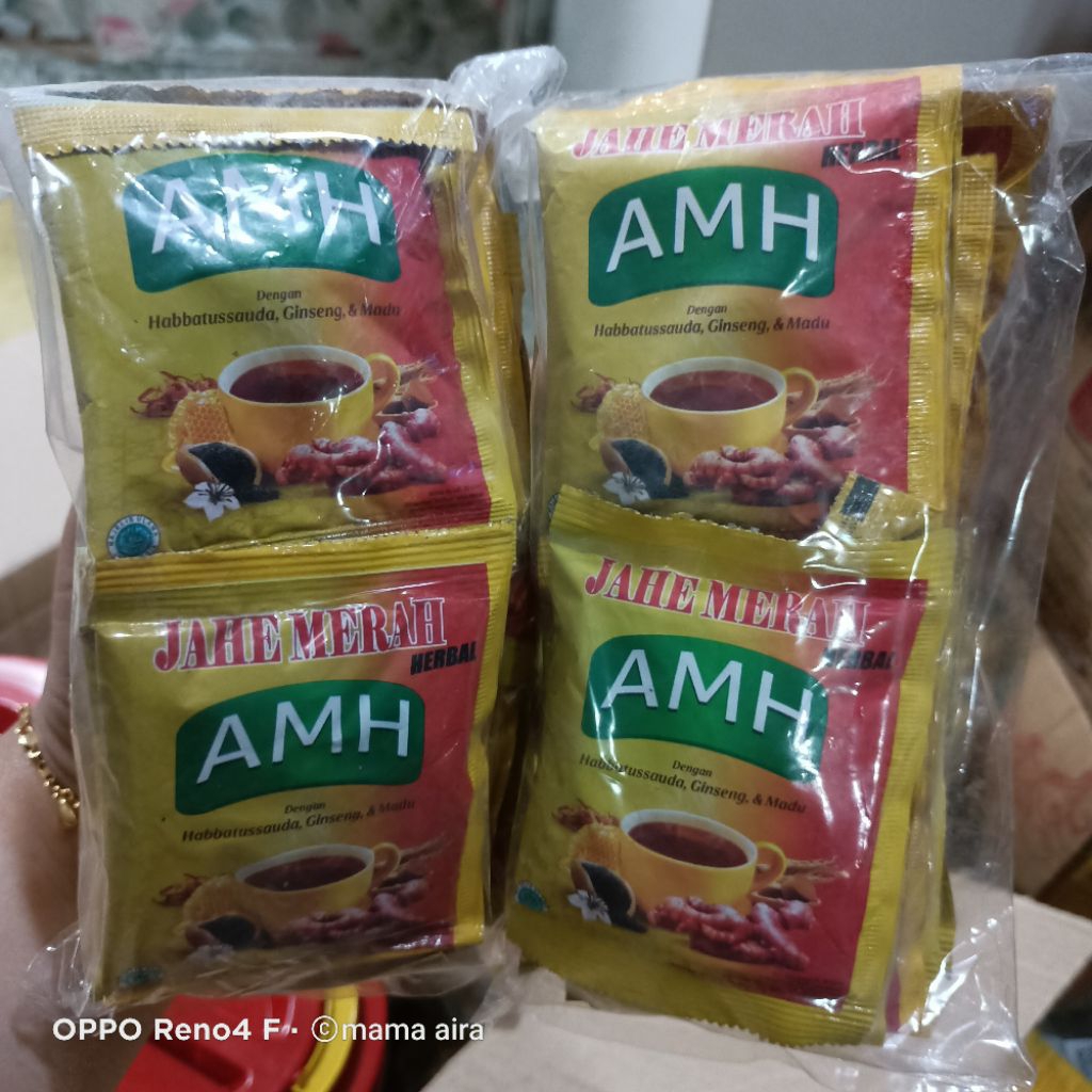 Jual Amh jahe merah herbal/minuman jahe serbuk herbal | Shopee Indonesia