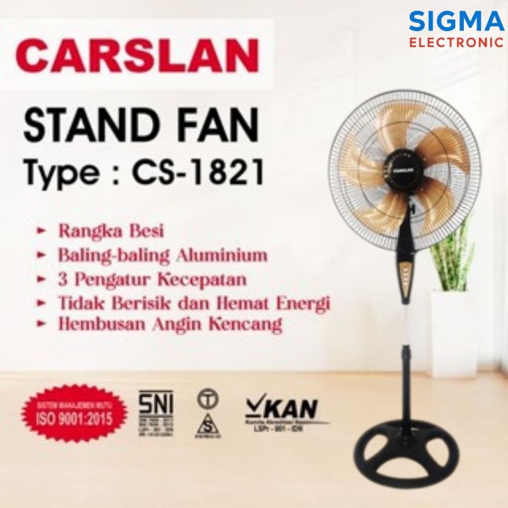 Jual Kipas Angin Tornado Standfan/ Kipas Berdiri Tornado 18 inch Carslan CS-1821 | Shopee Indonesia