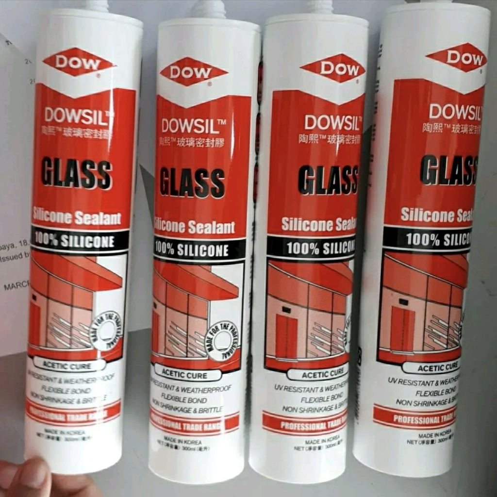 Jual Lem Sealant Dowsil Glass Silicon Sealant Lem Kaca Silicone Dow ...