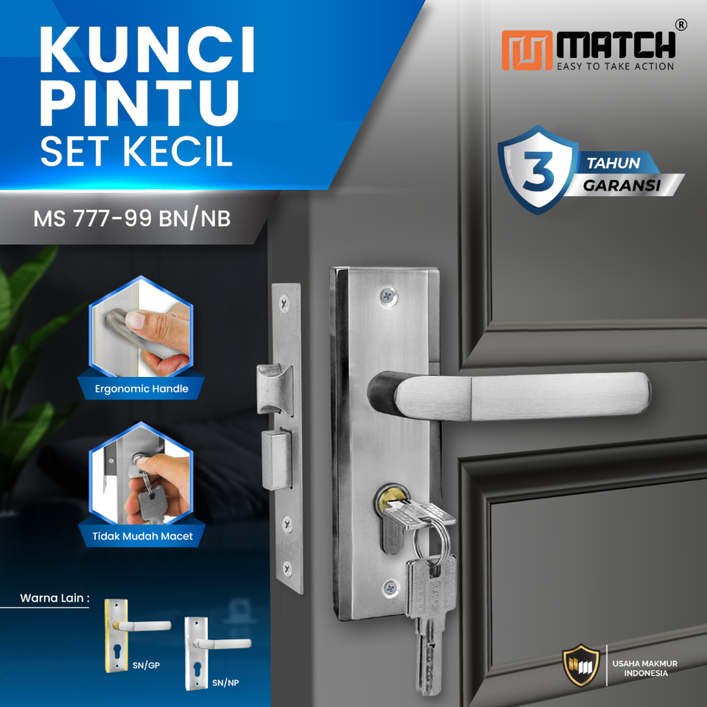 Jual Kunci Pintu Rumah / Kamar Minimalis Kecil 15cm Komp Keys Silinder ...