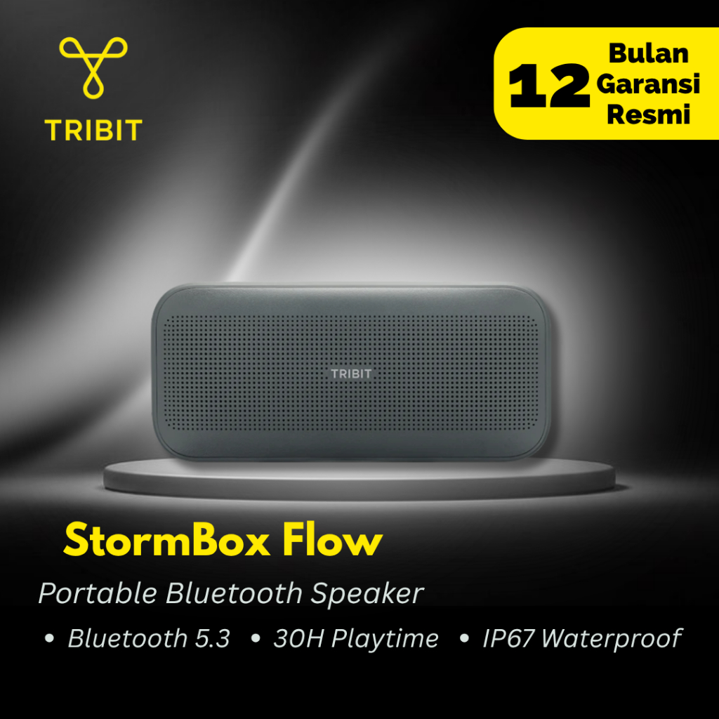 Jual Tribit StormBox Flow Bluetooth Speaker Portable Speaker XBass 30H ...