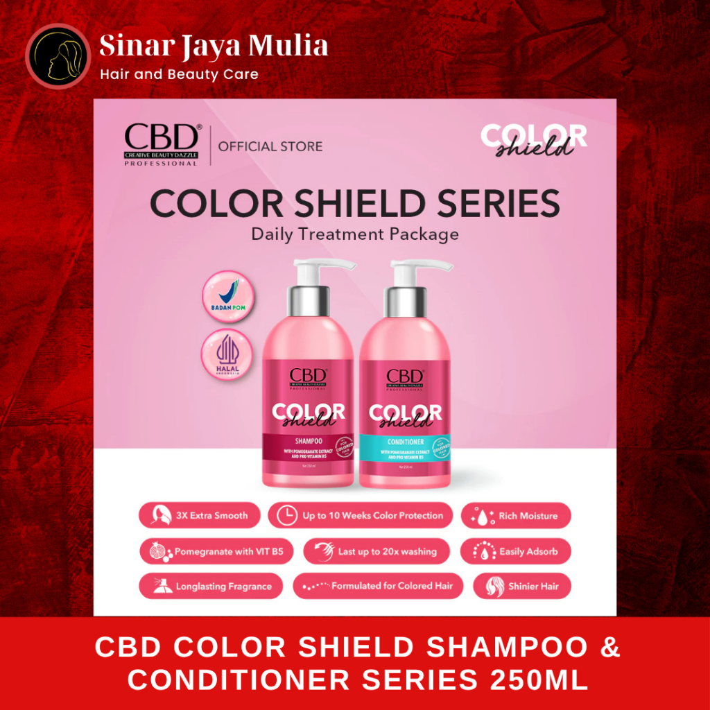 Jual CBD Color Shield Shampoo & Conditioner 250ml - Sampo/Kondisioner ...