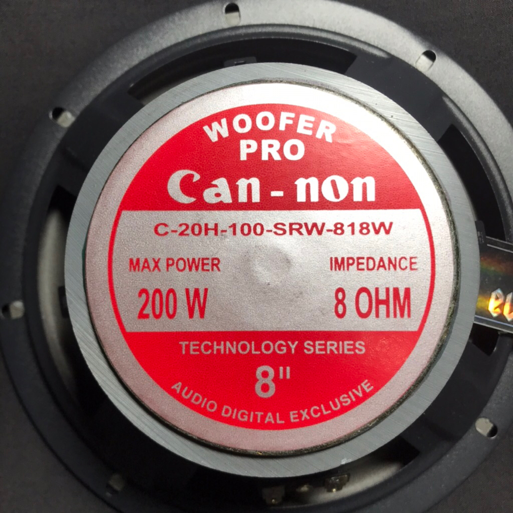Jual Speaker Canon Pro Woofer 8 Inch - Suara Jernih dan bass Kuat ...